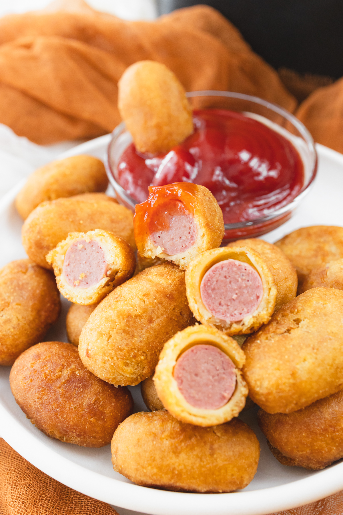 Mini Corn Dogs in Air Fryer - recipe truc